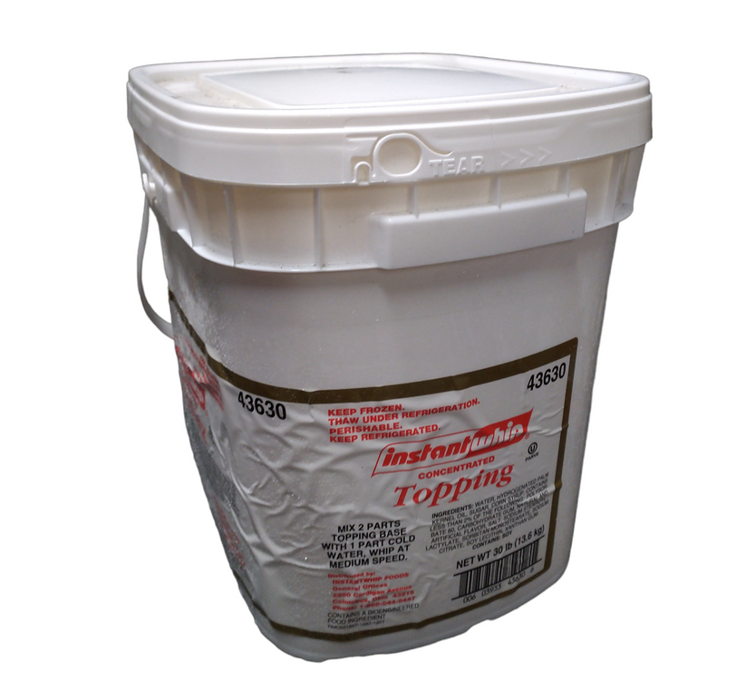 Bulk 0r Wholesale - Instant Whip Concentrated Topping 30 LB – The One ...