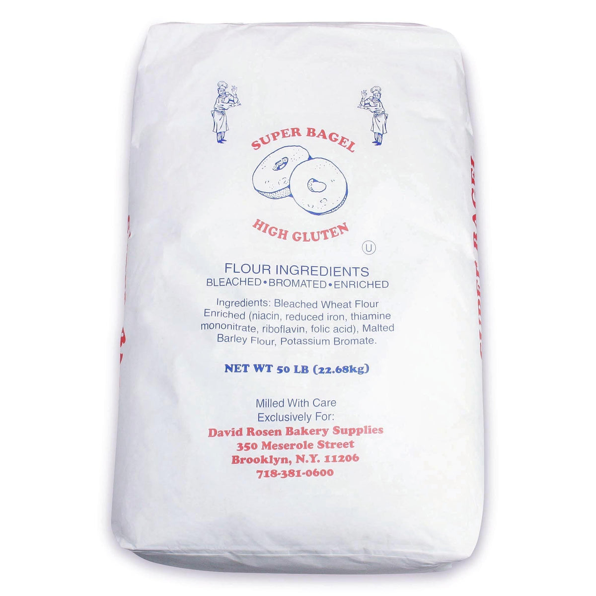 Super Bagel High Gluten Flour - 50 lb in Bulk or Wholesale – The One ...